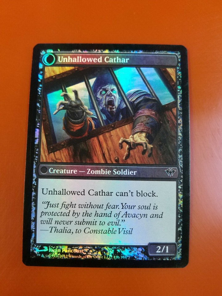 1x Loyal Cathar // Unhallowed Cathar | FOIL | Dark Ascension | MTG ...