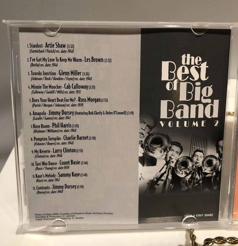 The BEST of BIG BAND Volume 2 - CD 2004 - DSSP Canada, Jazz Swing Music ...