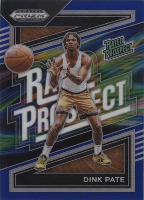 2024 Panini Prizm Draft Picks - Rated Prospect Dink Pate #18 Blue Prizm ...