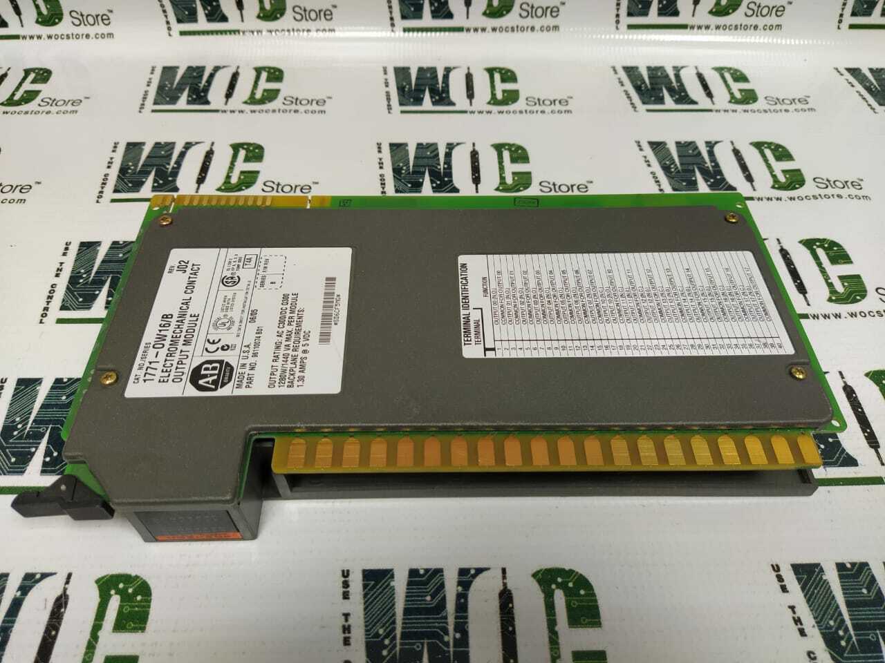 1771-OW16/B REV J02 ALLEN-BRADLEY Contact Output Module SL No SD6CF5MQ ...