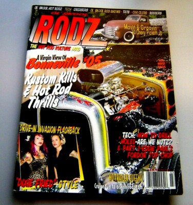 Ol’ Skool Rodz Magazine March 2006 #14 - HOT RODS - CARS & GIRLS | eBay
