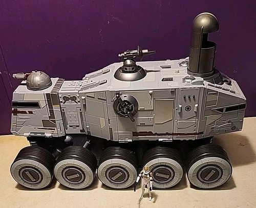 Star Wars Clone Wars Turbo Tank Juggernaut Vehicle Tank & 1 Clone 2008 ...