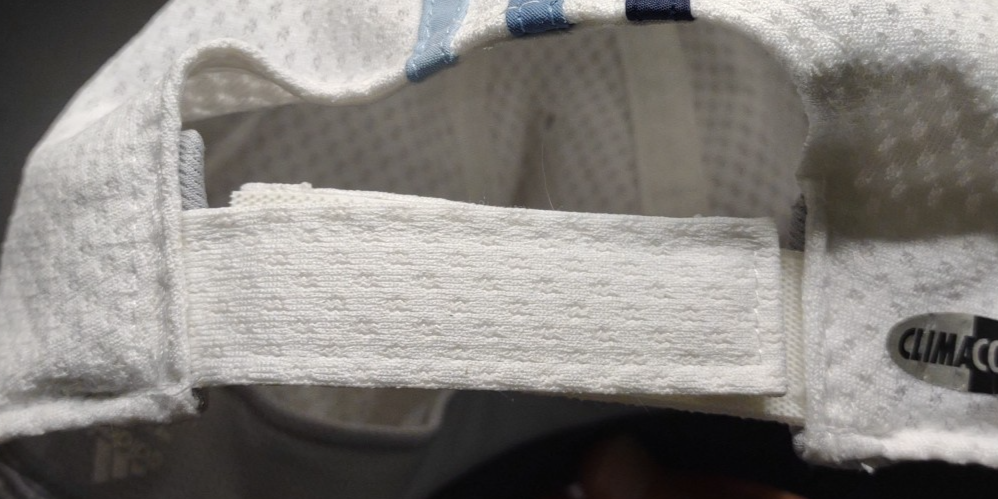 Adidas Hat Cap Strapback White ClimaCool Three Stripes Logo Sportswear ...
