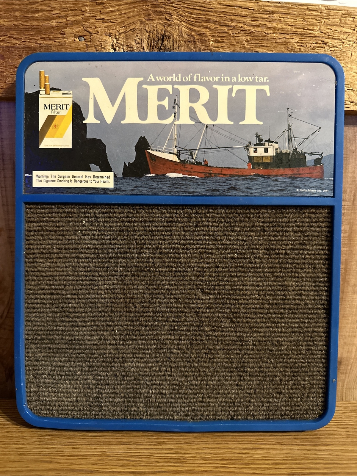 Vintage 1984 Merit Two Sided Sign Back Side This Register Closed ...