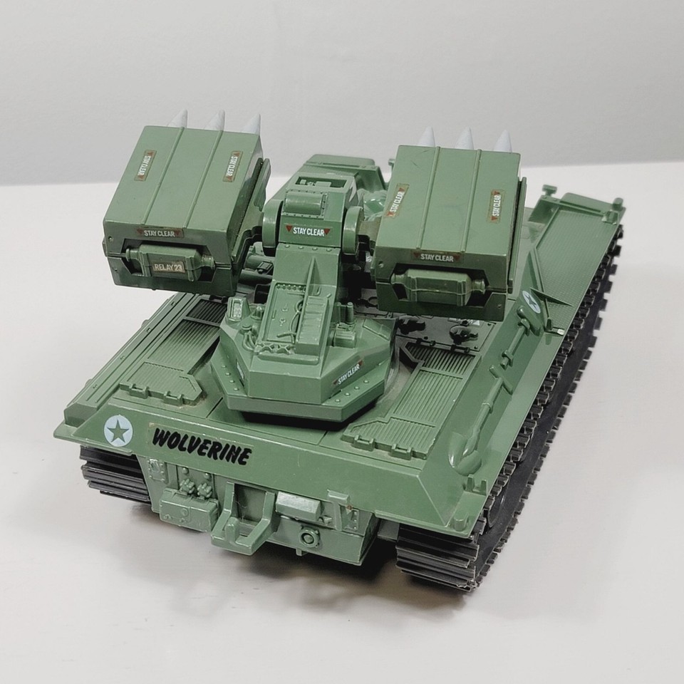 1983 Hasbro GI Joe Wolverine Vehicle & Cover Girl Figure 100% Complete ...