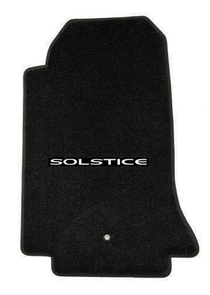 NEW! Floor mats 2007-2010 Pontiac Solstice Embroidered Script Letters Logo Pair | eBay