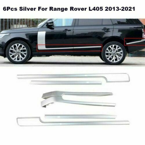6Pcs Silver Door Side Body Trim Strip Kit it For LR Range Rover L405 ...