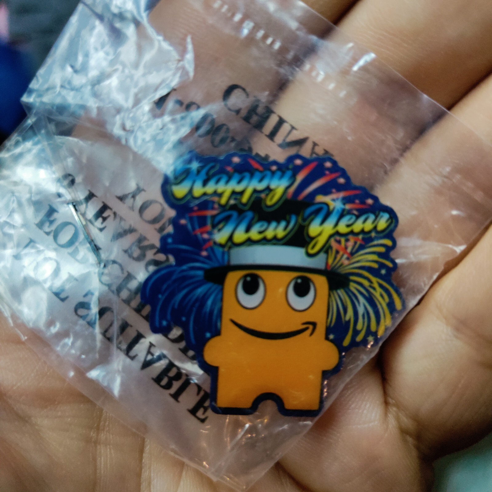 New Amazon Happy New Year Peccy Pin Swag | eBay