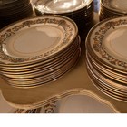 Aynsley Blue Henley Salad Plates - Set of Six | eBay