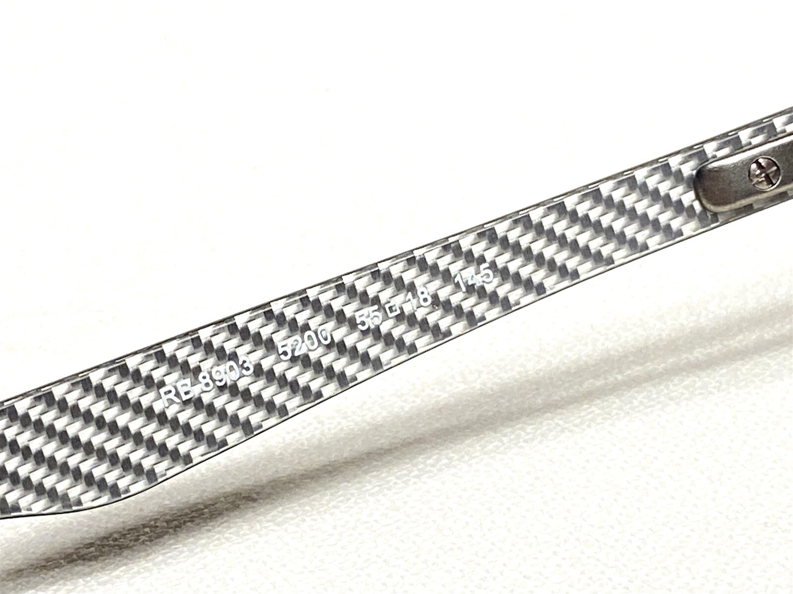 NEW Ray Ban RB8903 5200 Mens Tortoise Carbon Fiber Eyeglasses Frames 55 ...