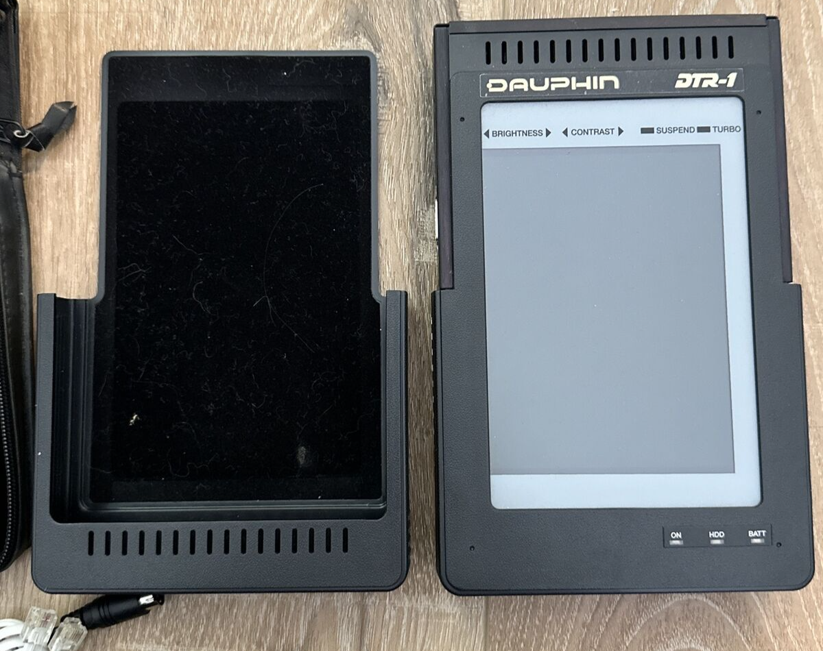 Vintage Dauphin DTR-1 Desktop Rare Old Vintage Hand Held Computer w ...