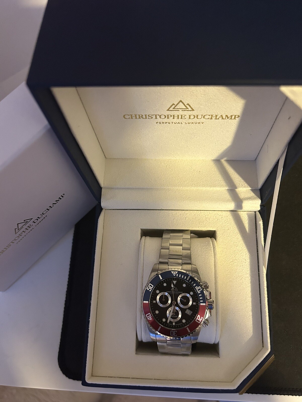christophe duchamp marine chrono brand new with tags | eBay UK