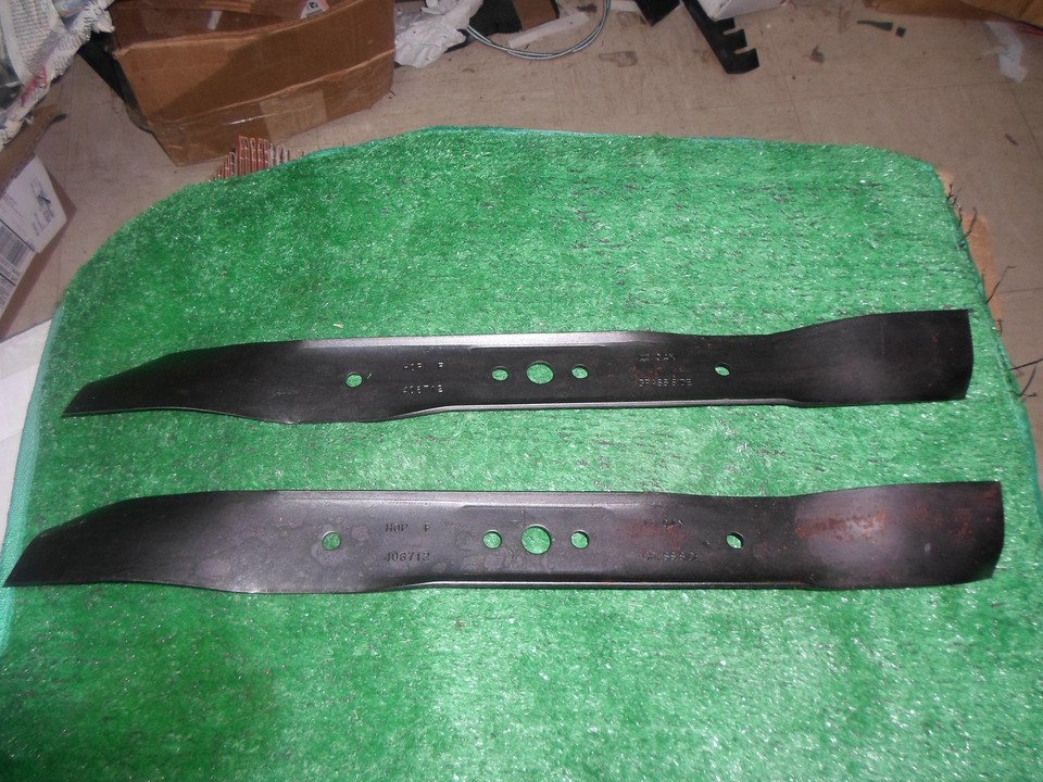 2 BLADES PRICE OF ONE HUSQVARNA OEM 21" MOWER BLADES 532406712 ...