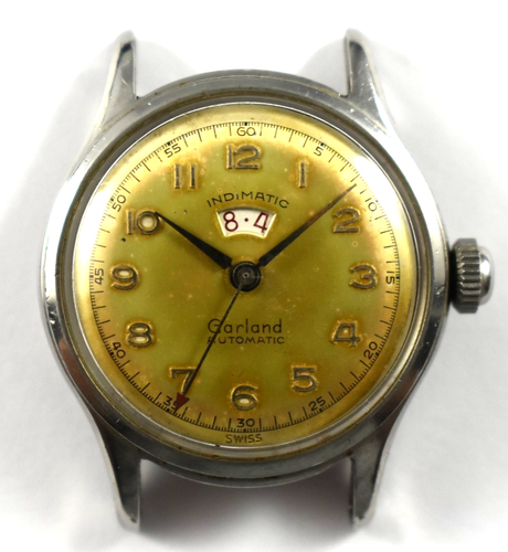 Vintage Ball Garland Indimatic Automatic Power Reserve Indicator Watch ...