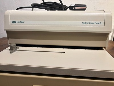 ABC velobind System four Velo Punch | eBay