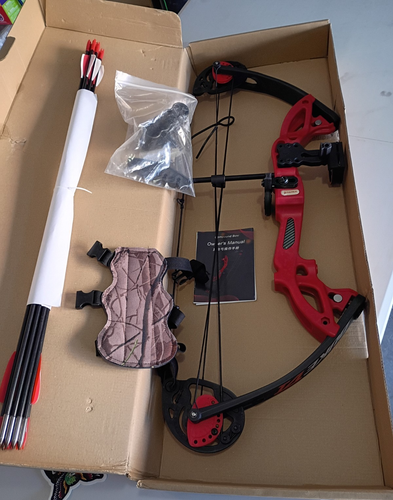DUKE VI PANDARUS Compound Bow Archery Set Right 12 Arrows Included | eBay
