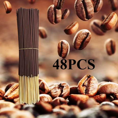 48/98/398Pcs Coffee Scented Incense Sticks, Yoga Meditation Natural ...