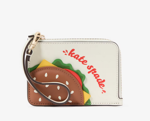 Kate Spade Snack Bar Burger Card Holder Wristlet Hamburger - Original ...
