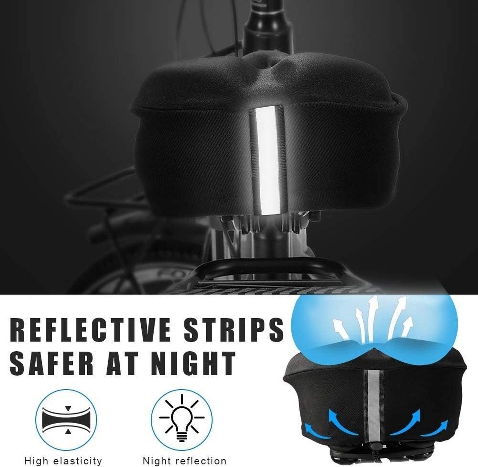 Bike Seat Cushion,Bicycle Seat Covers for Women & Men Comfort,Gel Paddle | eBay