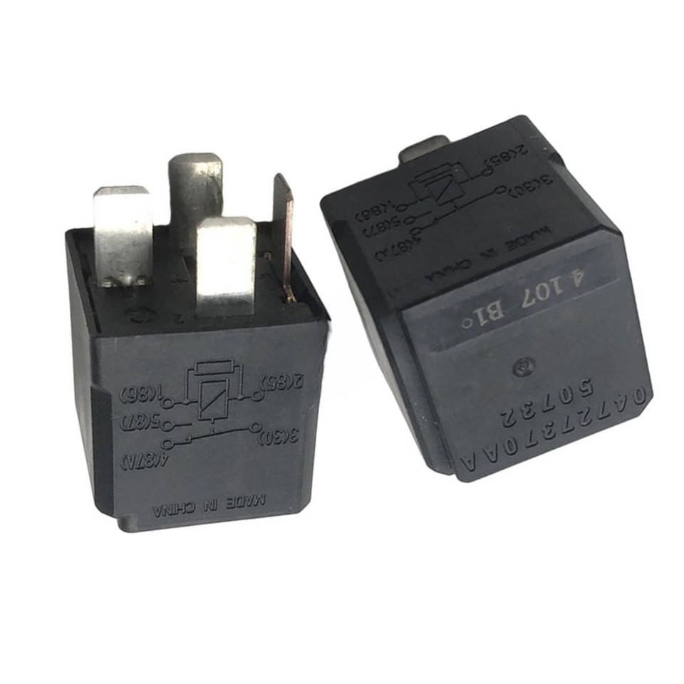 Twin Pack Automotive Relay 12V 30A 5 Pin 04727370AA Fuel Pump Relay for ...