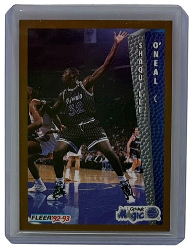 Shaquille O'Neal 1992-93 Fleer Rookie Card Orlando Magic RC #401 | eBay