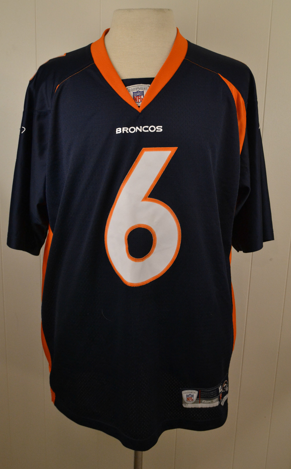 Reebok Denver Broncos Jersey Jay Cutler NFL Football size XL Blue Sewn ...