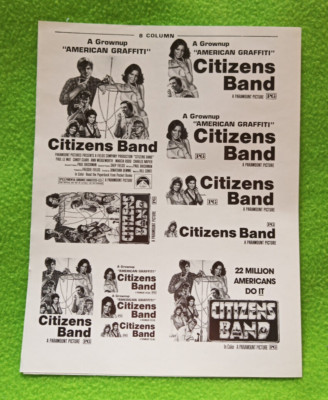 "Citizens Band" Original Movie Mini Ad Clip Art 1977 (uncut) | eBay