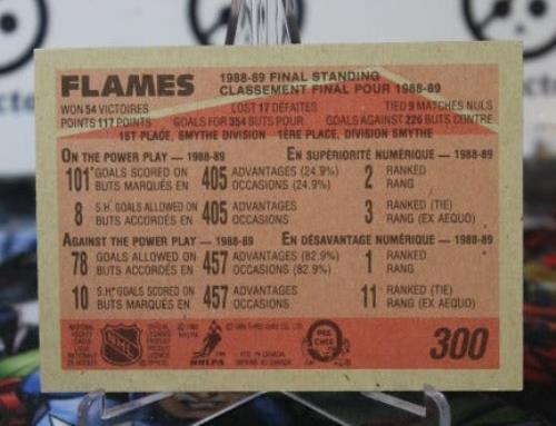 1989-90 O-PEE-CHEE FLAMES # 300 HOCKEY NHL CALGARY FLAMES CARD | eBay