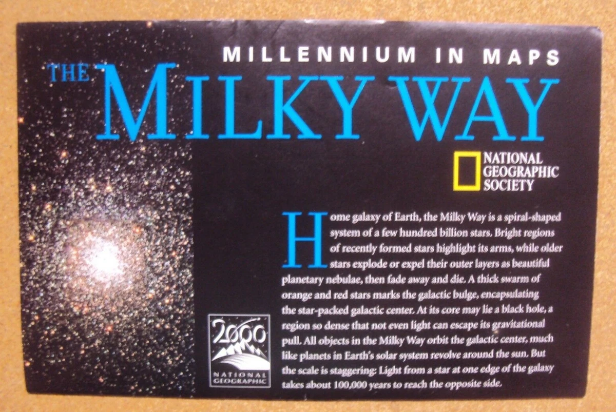 Milky Way Galaxy Map National Geographic