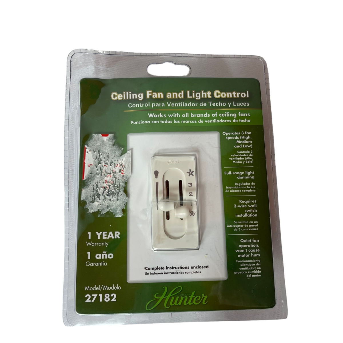 Hunter Ceiling Fan And Light Control 27182 | Shelly Lighting