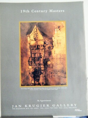 VICTOR HUGO / SUSAN HAMPTON ART PIECES ORIG VTG 2007 ADVERTISEMENT, | eBay