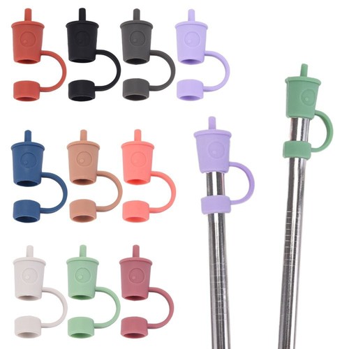Splash Proof Silicone Straw Plug Airtight Plugs Cover Cup Accessories ...