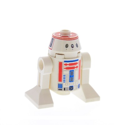 1x Lego Minifigur Star Wars Droide R5-D8 / R5-D4 weiß rot 75059 9493 ...