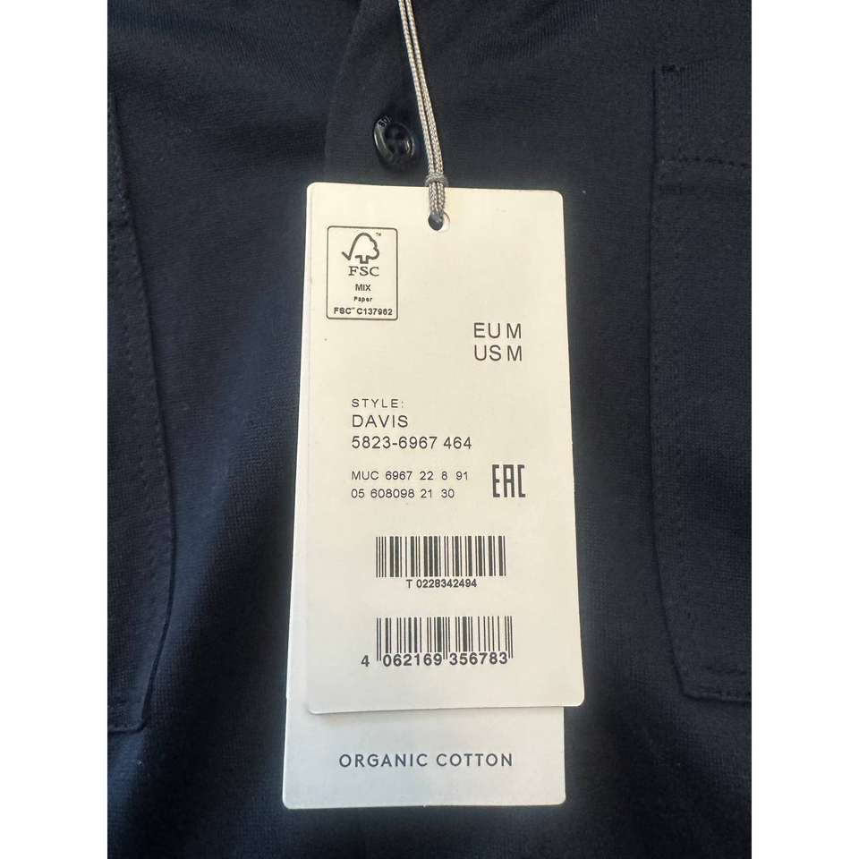 Bogner Blue Cotton Polo M NWT | eBay