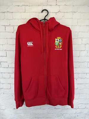 BRITISH AND IRISH LIONS RUGBY FLEECE TRACK TOP JACKET CANTERBURY ...