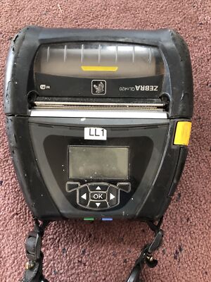 Zebra QLn420 QN4-AUNA0M00-00 Portable Mobile Label Printer TESTED ...