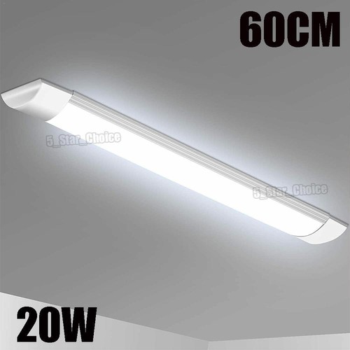 LED Batten Tube Light Shop Light 2FT Workbench Garage Ceiling Lamp ...