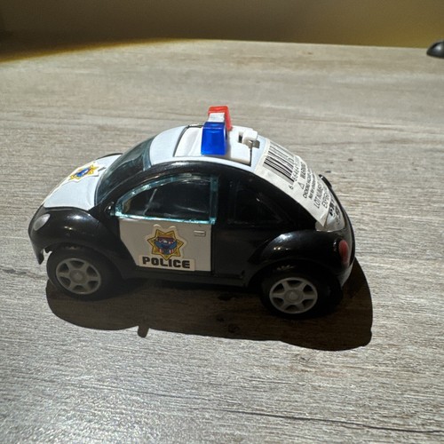 Police Car VW Volkswagen NEW beetle Rescue Pull back toy / No Candy | eBay