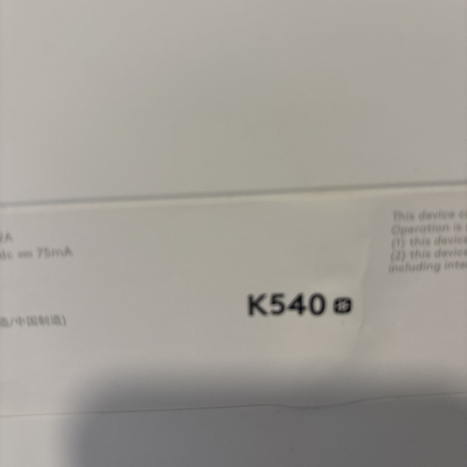 Logi Logitech K540 Wireless Desktop Keyboard No Dongle | eBay