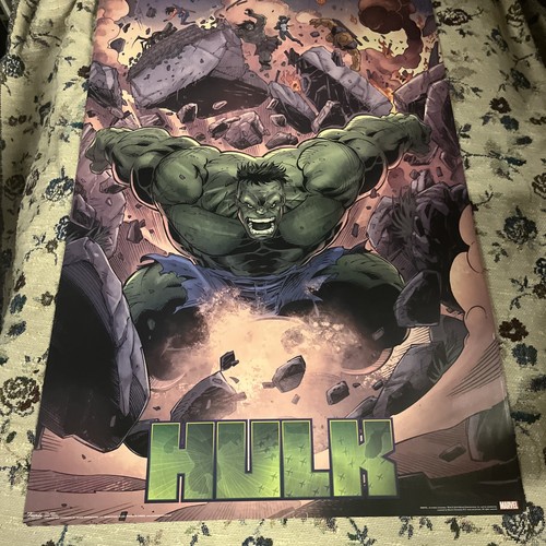 Marvel Hulk Smash Poster 34x22 Original 2010 Trends International Comic ...