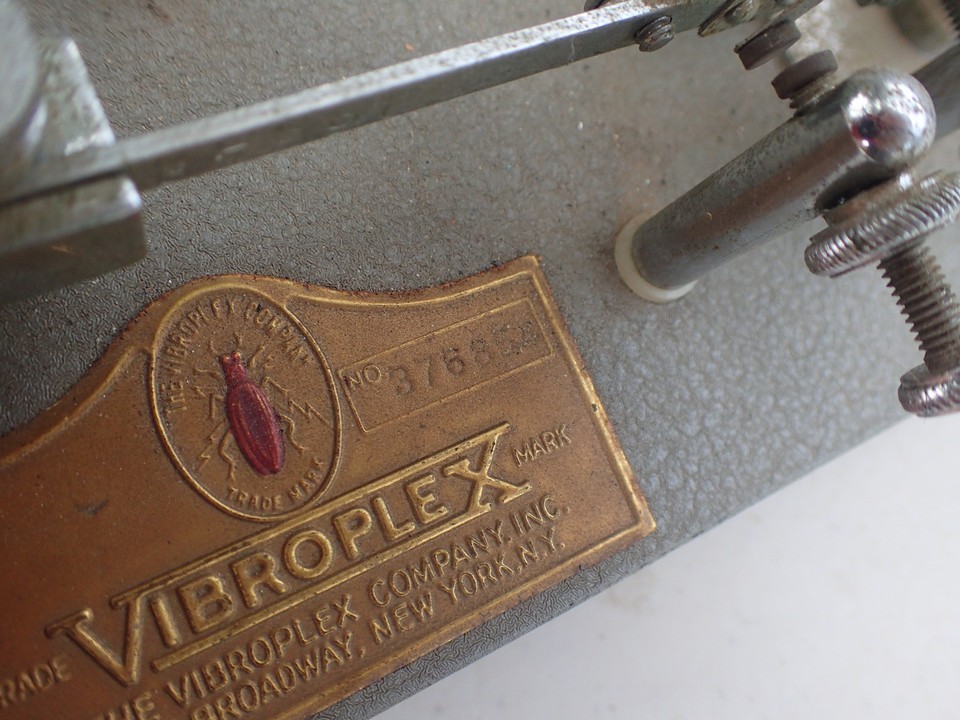 Vintage Vibroplex Morse code Telegraph Key Keyer NO PADDLES #165 | eBay