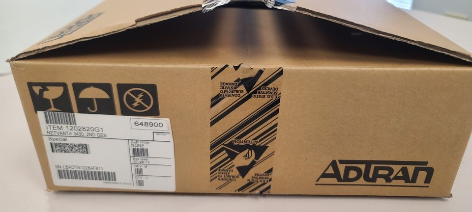 Adtran Netvanta 3430 2nd Gen Modular Access Network Router 1202820G1 | eBay