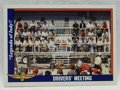 INDY 500 DRIVER'S MEETING LEGENDS OF INDY TRADING CARD #77 | eBay