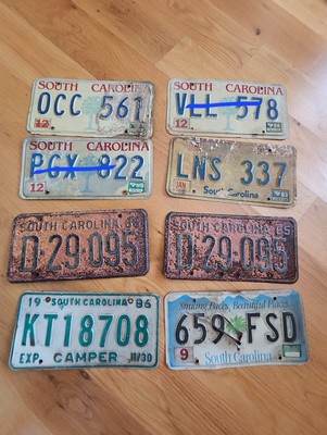 SOUTH CAROLINA LICENSE PLATES Pick one | eBay
