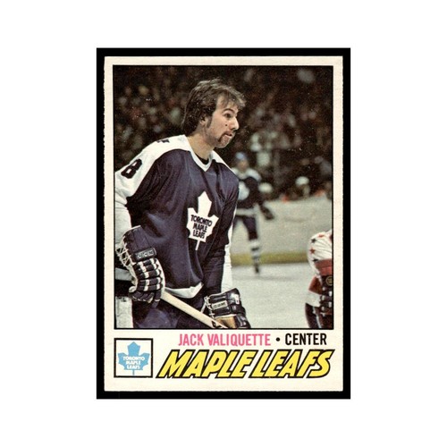 Jack Valiquette 1977 O-Pee-Chee #64 Toronto Maple Leafs Hockey Card EX ...