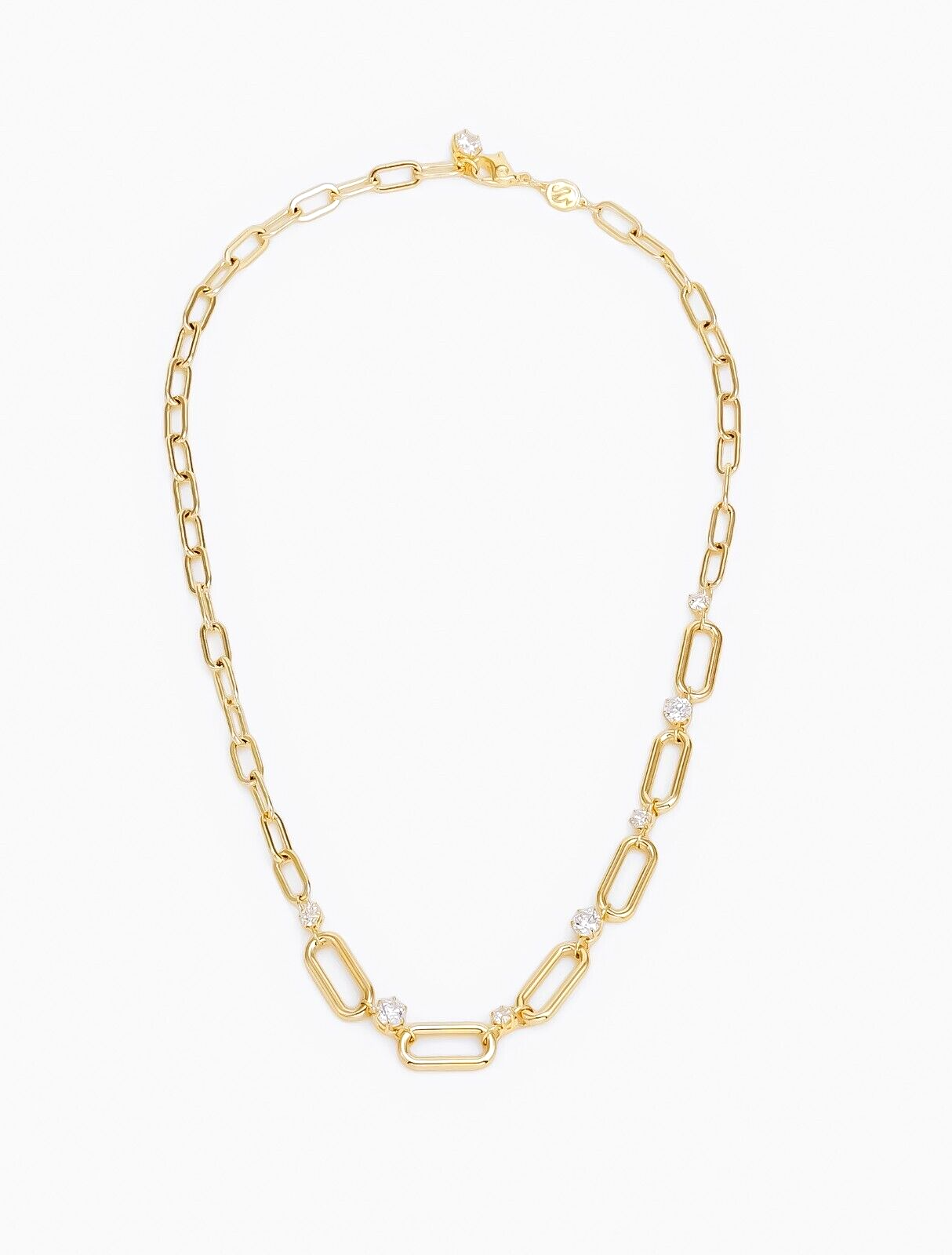 New in Gift Box Authentic SWAROVSKI 5683354 Gold Chain Links Crystal ...