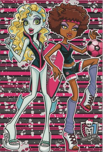 2011 MONSTER HIGH DOLLS Postcard 15 x 10 cm (6" x 4") Original Mattel ...