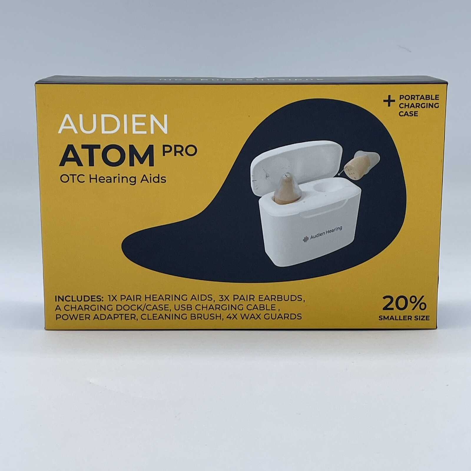 Audien ATOM PRO Wireless Rechargeable Hearing Amplifier to Aid Hearing ...