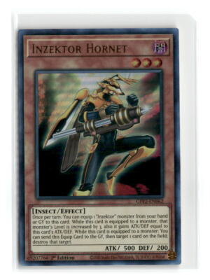 2x Inzektor Hornet - GFP2-EN062 1st Edition Ultra Rare - YuGiOh-LP | eBay