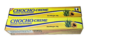 2 TUBES CHOCHO NATURAL CREAM/NATURAL SKIN RESTORER FACIAL SPOT/RAZOR ...